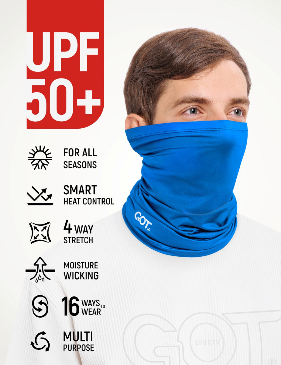 GOT® UV COOLING NECK GAITER - BLUE – GOT SPORTS